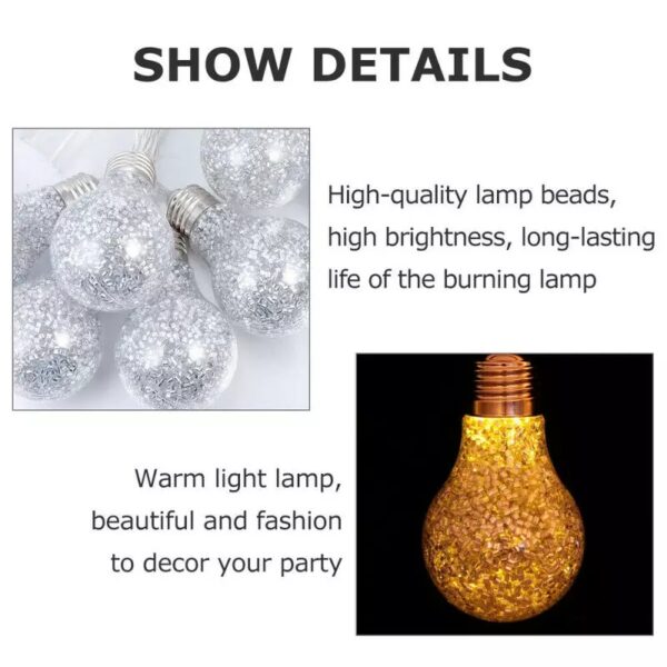 Golden Bulb Fairy LED Light For Decoration – Trend Store